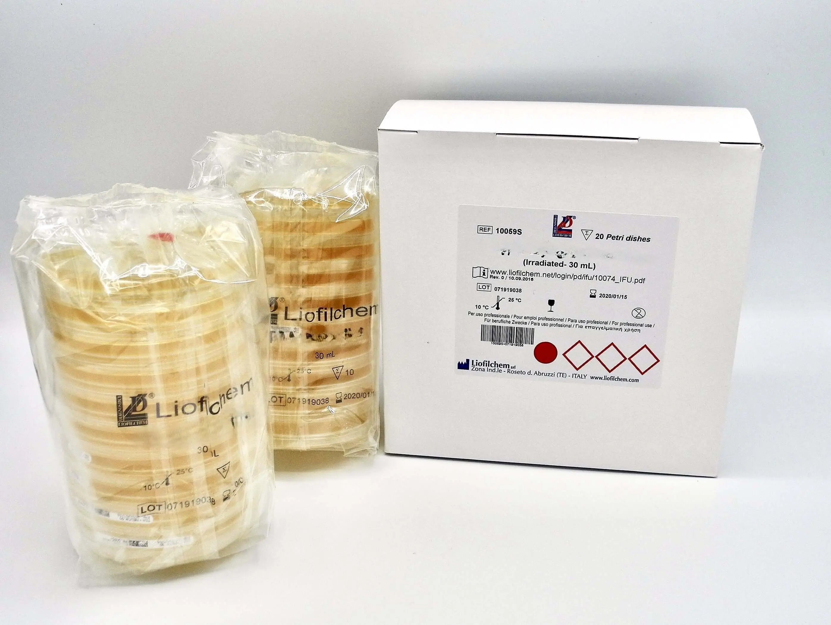 Sabouraud Agar + Neutralizing Irradiated - For Microbiology Lab Testing ...